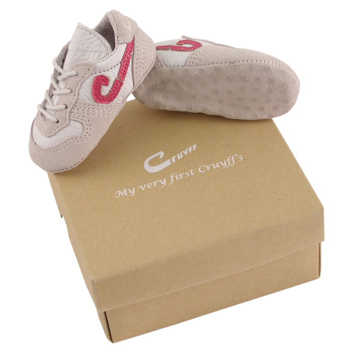 Cruyff Classics - Faas Jr. Baby Schoentjes - Roze | Sportus.nl