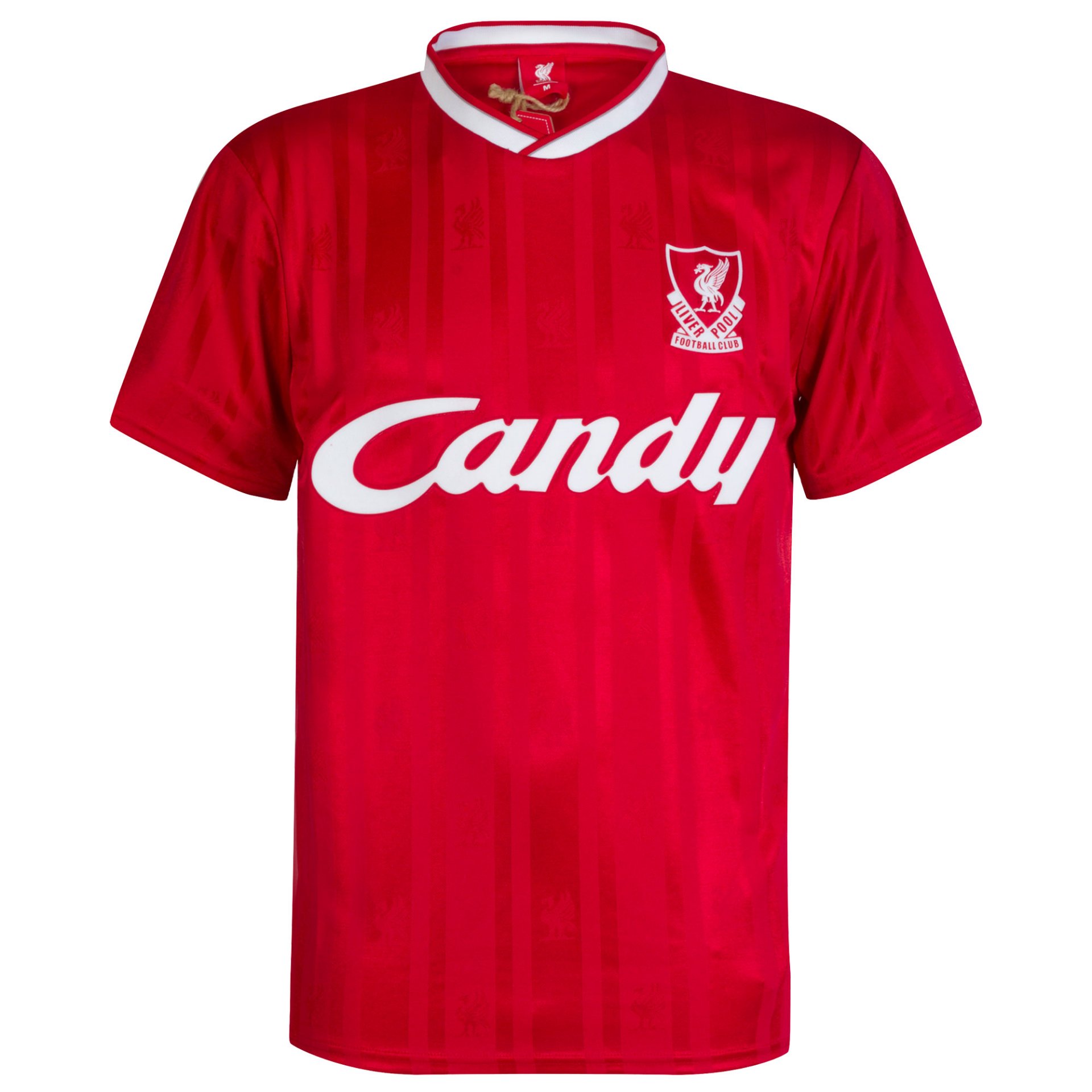 Liverpool FC Candy Retro Vhirt 1988-1989 + Nummer 7 | Sportus.nl