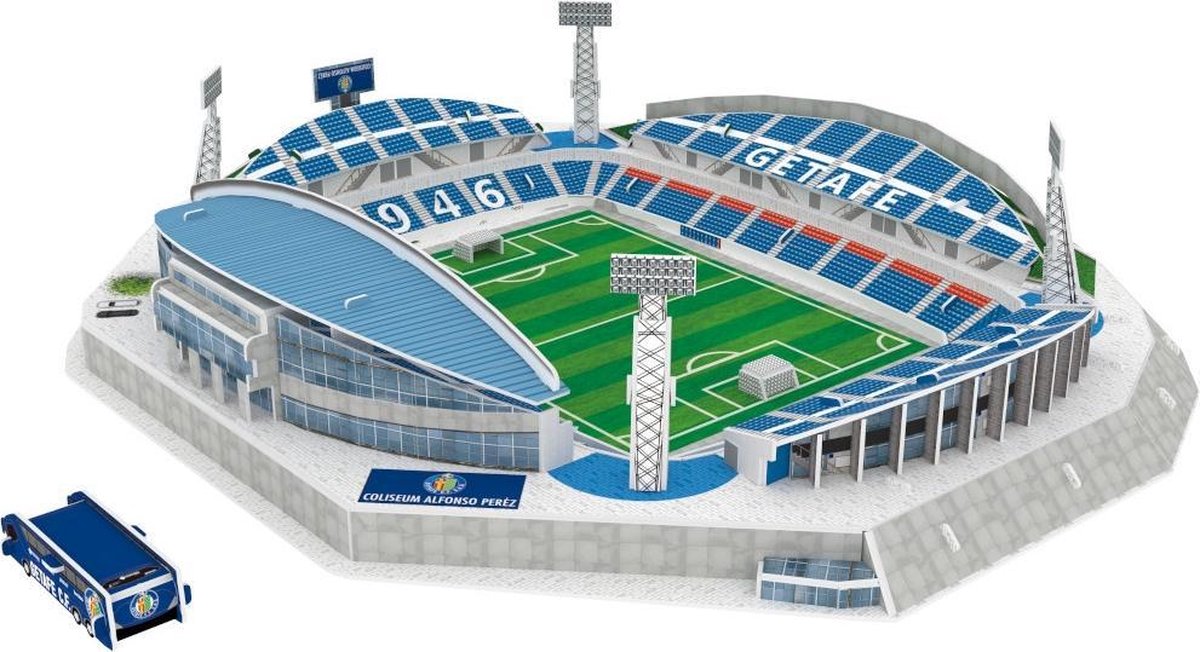 Getafe CF Estadio Coliseum Alfonso Pérez - 3D Puzzel | Sportus.nl