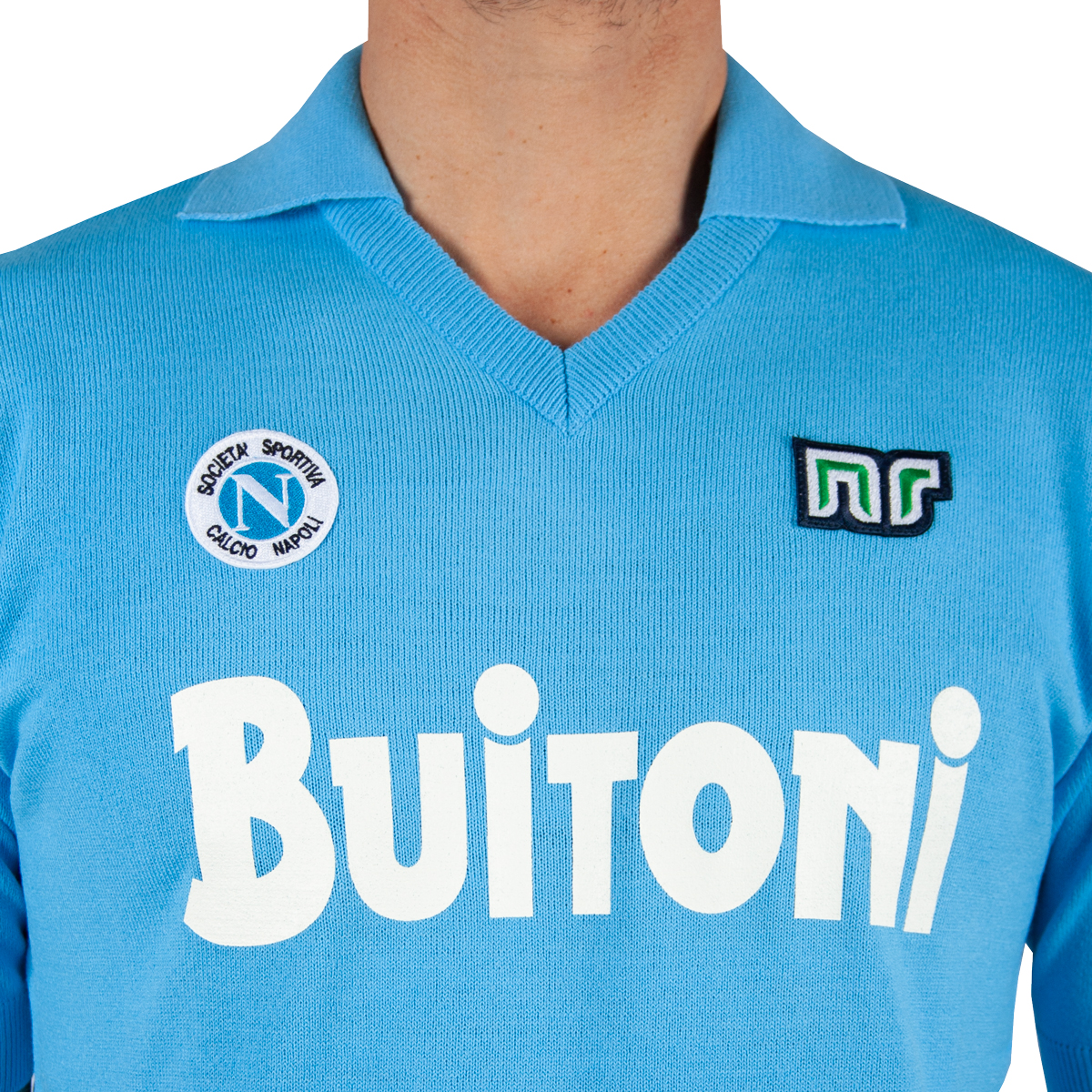 SSC Napoli Buitoni Voetbalshirt 1986-1987 + Nummer 10 (Maradona ...