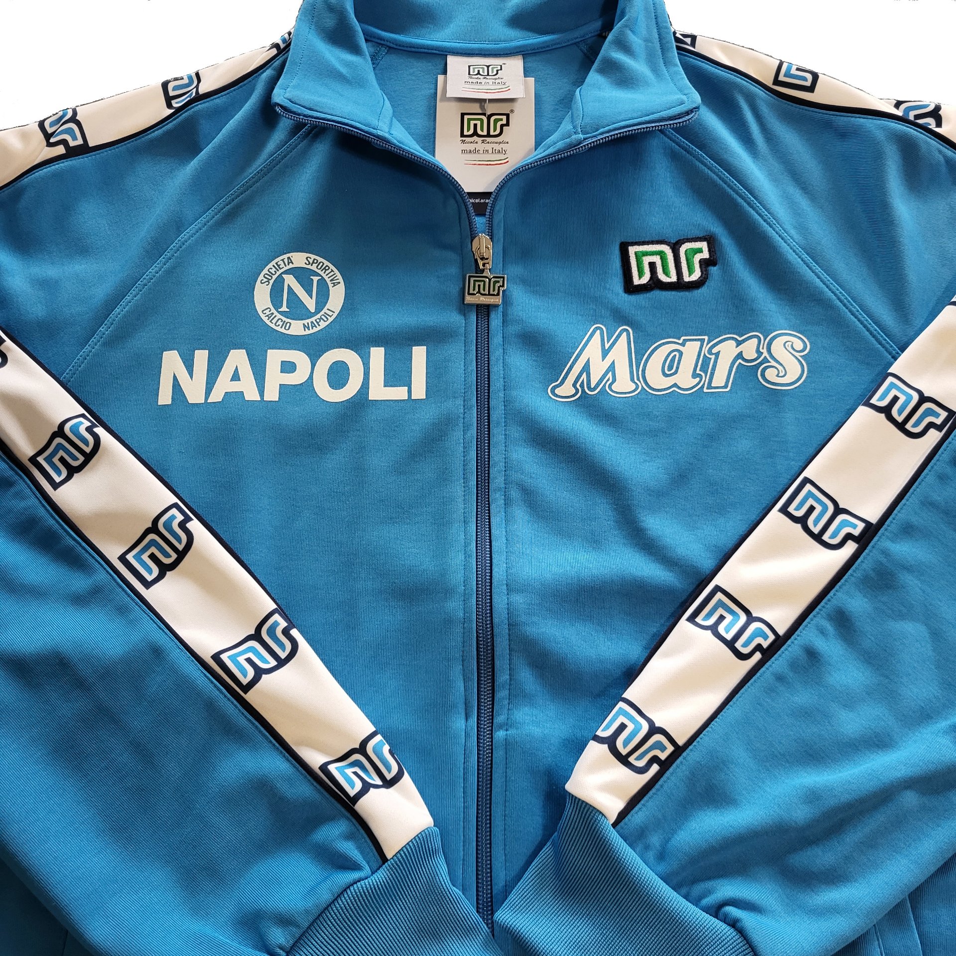 NR Nicola Raccuglia - Napoli trainingsjack 1988-1989 | Sportus.nl