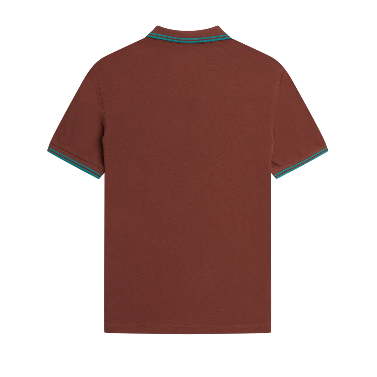 Fred Perry - Twin Tipped Heren Poloshirt - Whisky Brown/ Deep Mint ...