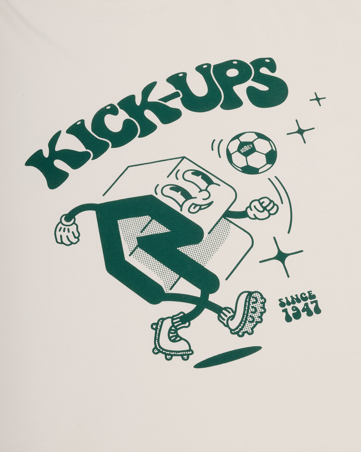 Robey - Kick Ups T-Shirt - Off White | Sportus.nl