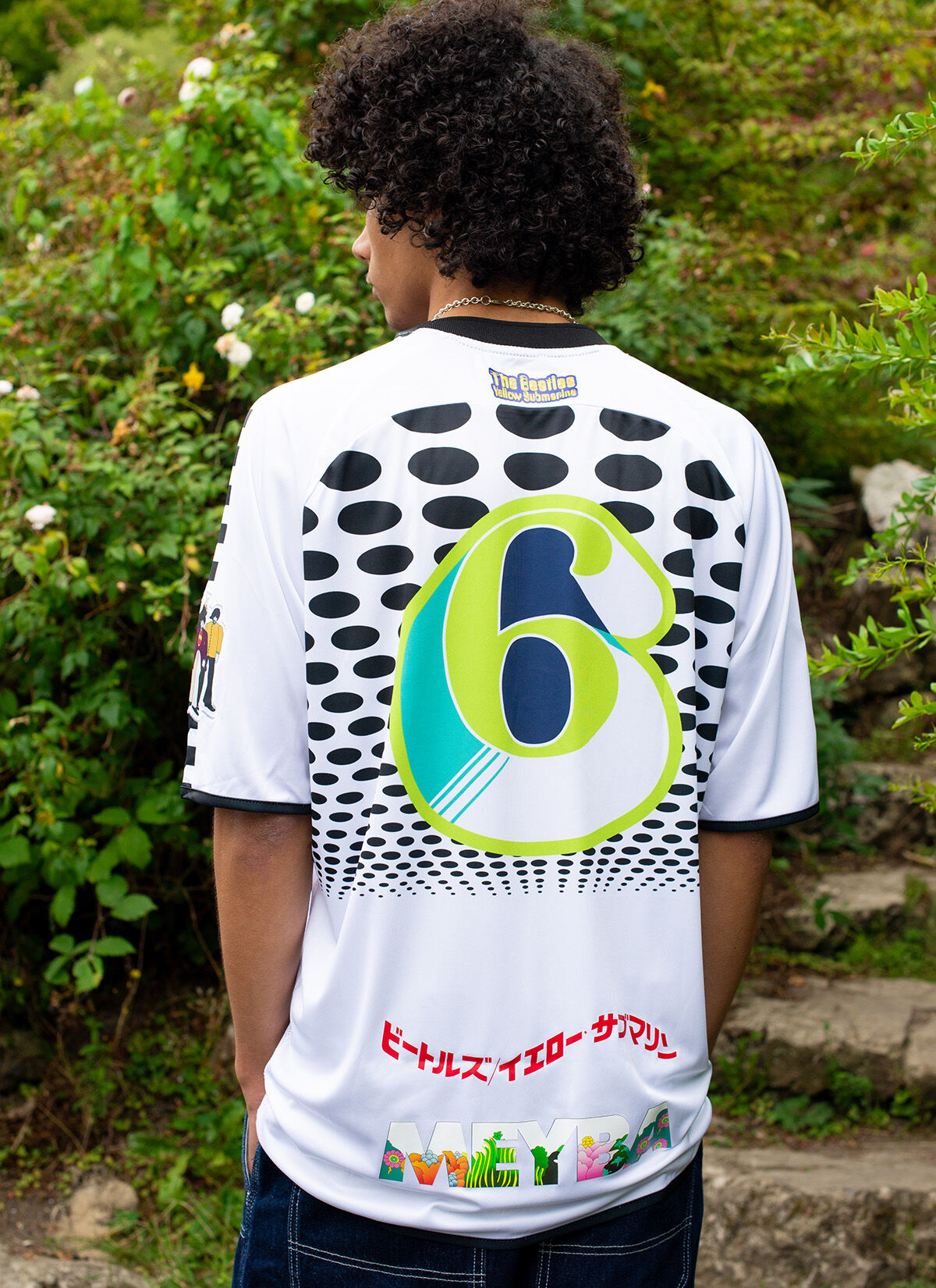 Meyba x The Beatles Yellow Submarine Voetbalshirt - Wit | Sportus.nl